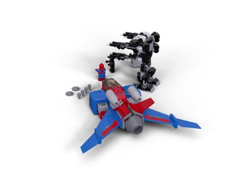 LEGO Marvel Spider-Man Spider-Jet Vs Venom Mech 76150 Superhero Gift ...